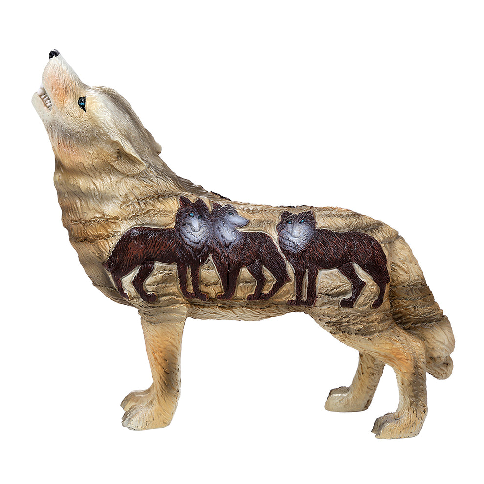 The Wolf Spirit Collection Aarwolf Earth Wolf Spirit Collectible Figur ...