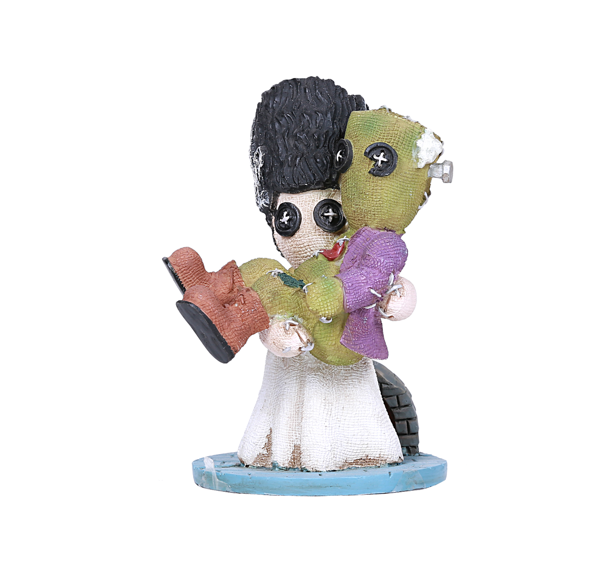 Pinhead Monsters Couple Frankenstein Bride Monster Doll Figurine Statu ...