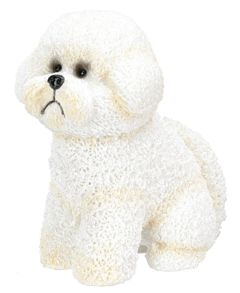 YTC Bichon Frise Dog - Collectible Figurine Statue Figure Sculpture Pu ...