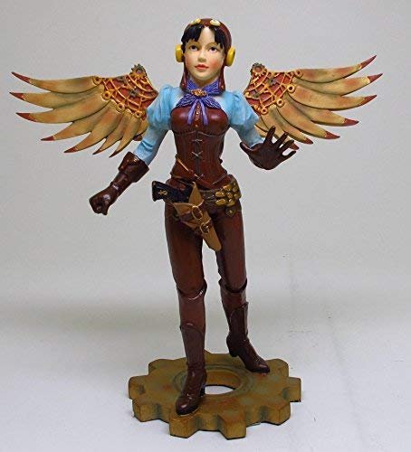 8.75 Inch Steampunk Adventurer Lady Winged Fairy Statue Figurine ...