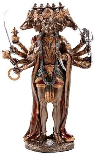 Pacific Giftware Hanuman Panchamuhkti Hindu Monkey God Figurine Statue ...
